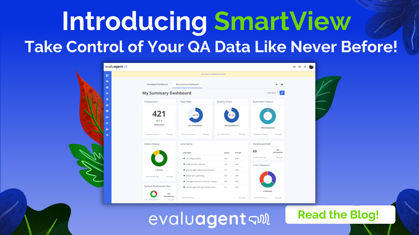 Introducing SmartView Custom Dashboards - evaluagent