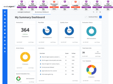 Call Center QA & Performance Improvement Software - evaluagent