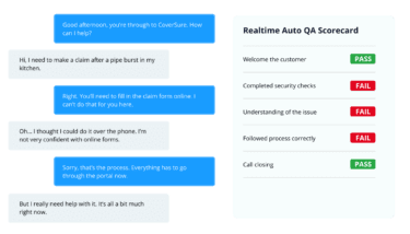 Real-time QA - evaluagent